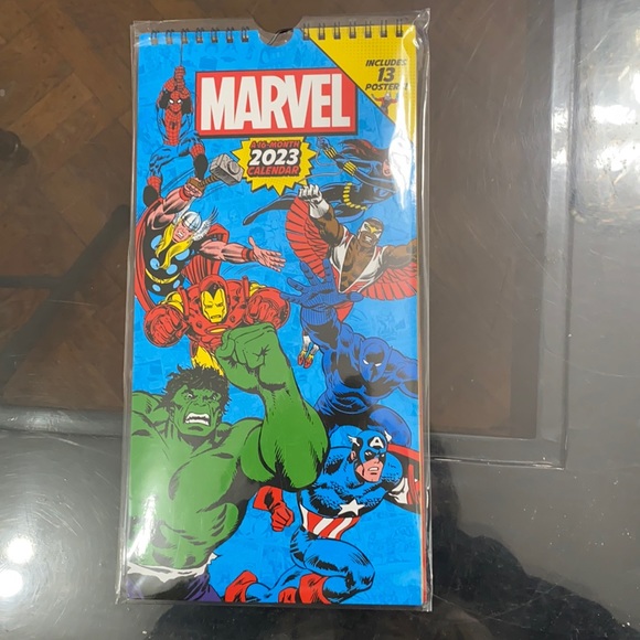 Marvel | Office | Nwt Marvel 6 Month 223 Calendar | Poshmark